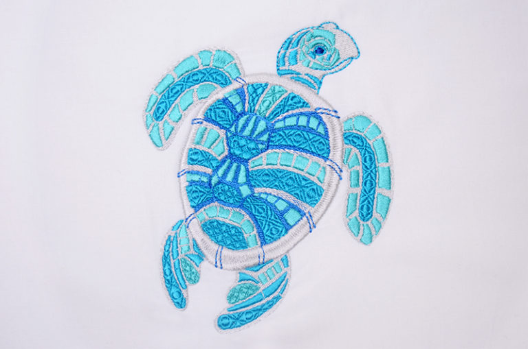 Blue Turtle 1 | Hatch Free Designs