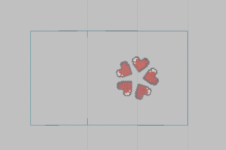 Hatch-Free-Design_Circle_Layout_Hearts | Hatch Free Designs