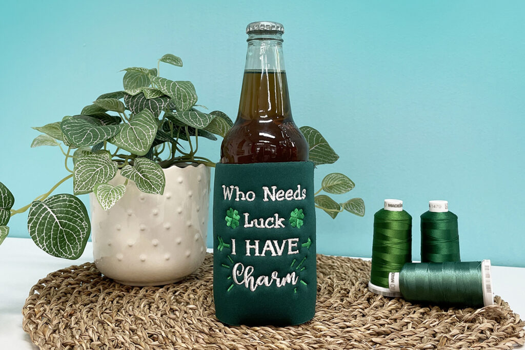 St Patrick’s Beer Stubby | Hatch Free Designs